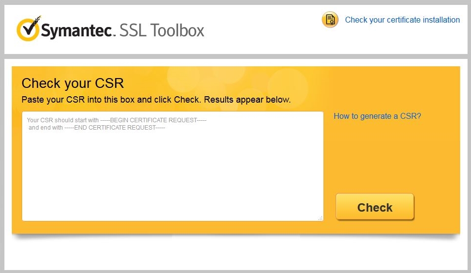 CSR Checker - Check your CSR - Net++ technology SSL certificate